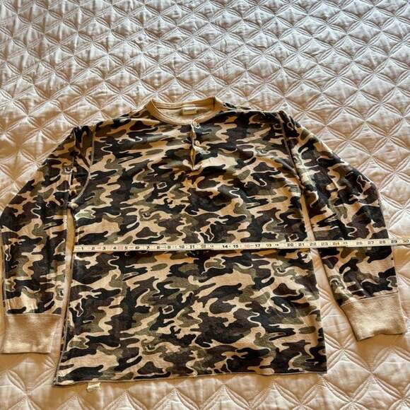 Duofold | Shirts | Vintage Duofold Camo Long Sleeve Henley Shirt | Poshmark